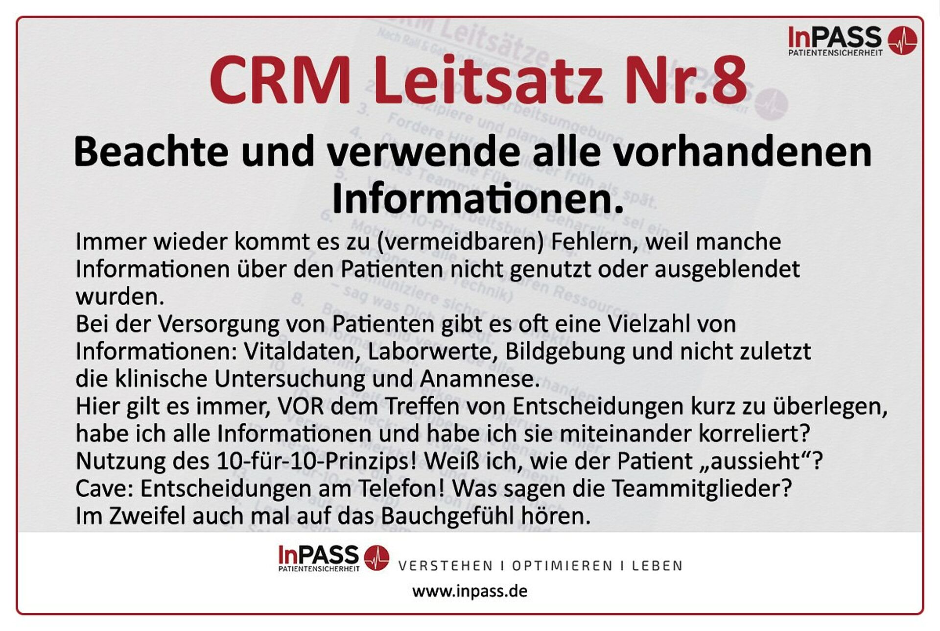 Die 15 CRM-Leitsätze (nach Rall und Gaba) - Kreisverband Nürnberg-Stadt ...